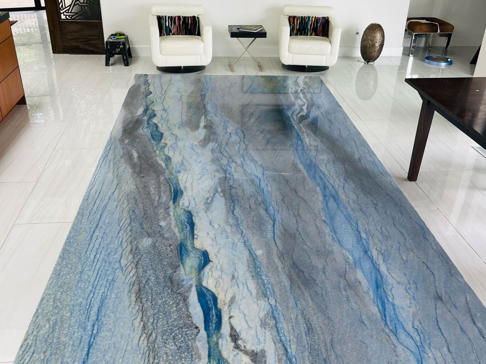 Serene Elegance: Discover Azul Macaubas Quartzite - A Captivating Blue ...